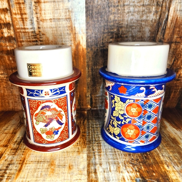 Accents | Vtg Colonial Candle Co Japan Candlestick Taper Tealight ...